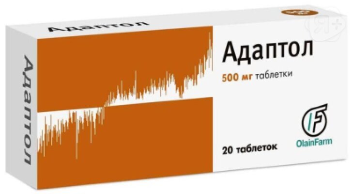 Адаптол таб 500мг N20 | Я+аптека