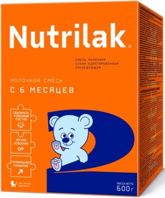 Nutrilak 2 с 6 месяцев 600г | Я+аптека