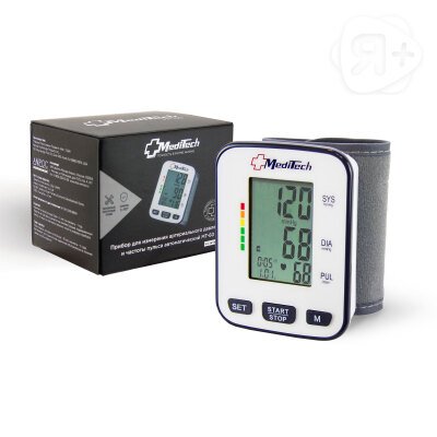 Тонометр МТ-60 на запястье манжета 13,5-21,5см автоматический MediTech | Я+аптека